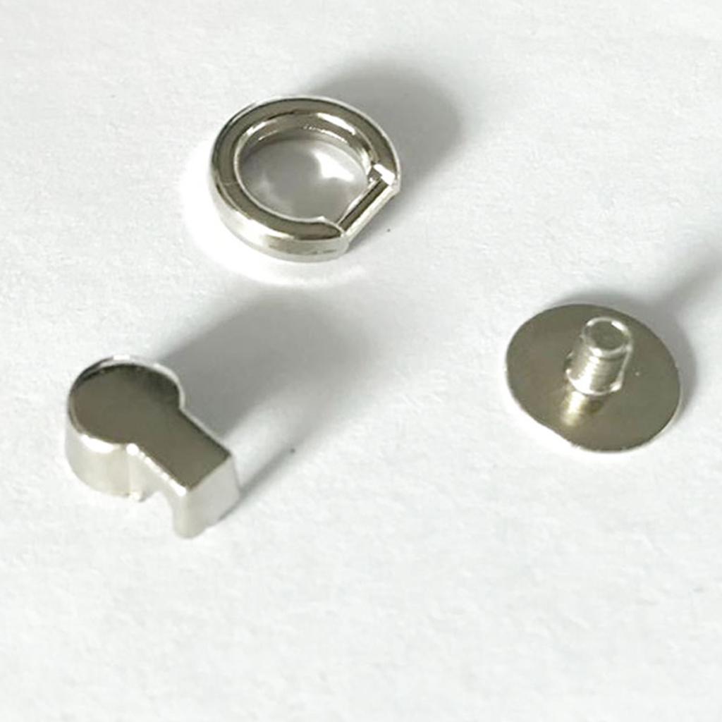 Buy 20 Pieces Studs Screw Rivet Flat Head O Ring DIY Leather Craft Bag ...