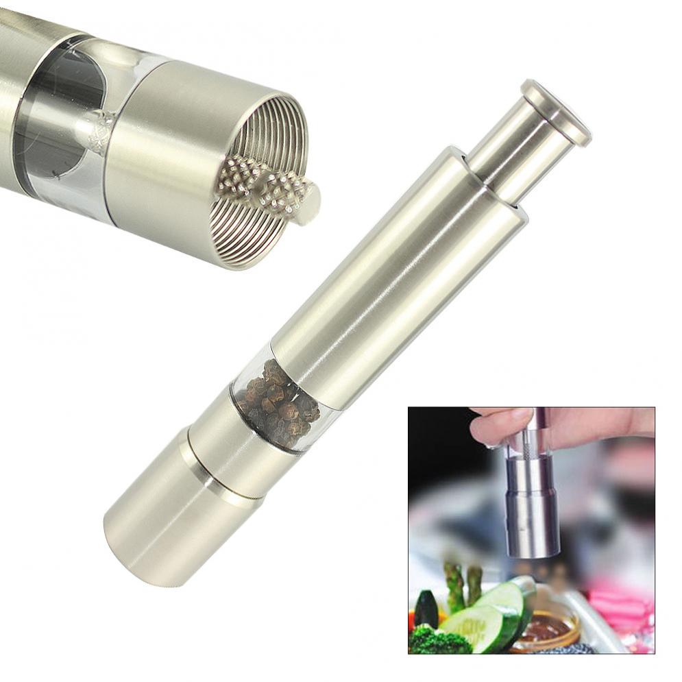 Buy Portable Stainless Steel Salt Pepper Mill Manual Hand Mills Kitchen ...