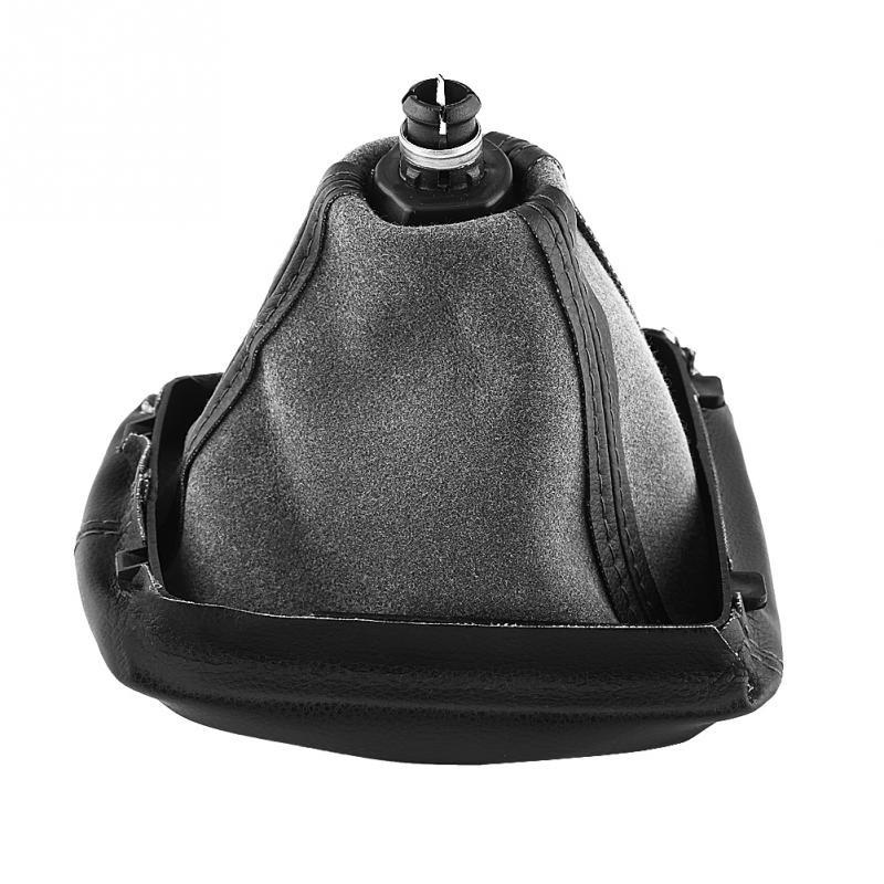 1Pcs Black Gear Shift Knob Boot Kit Gearstick For Skoda Octavia 2004 ...