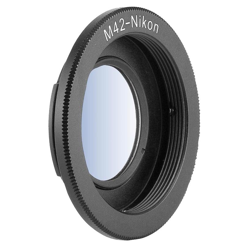Buy Lens Adapter Ring M42-AI Glass for Nikon Mount with Infinity Focus ...