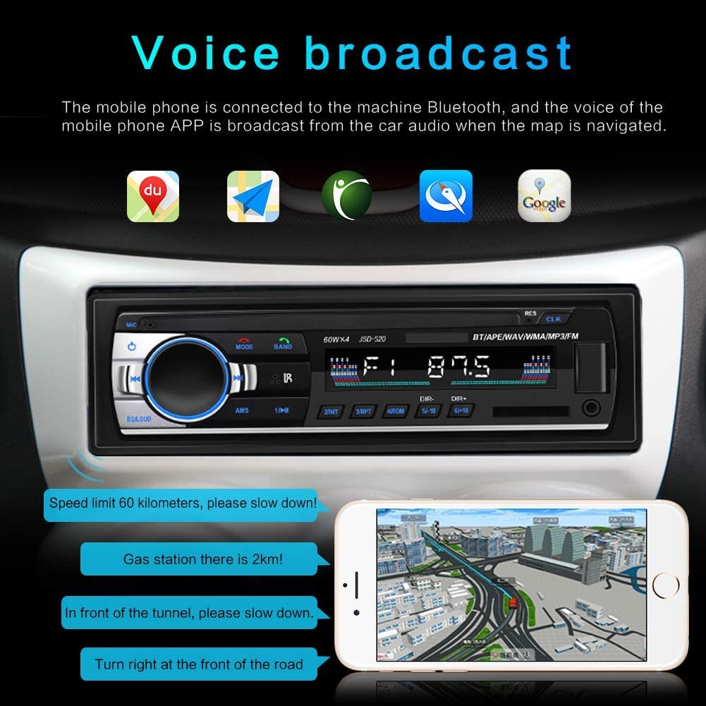 Buy Professional Bluetooth High Quality HD Read U Disk Car Radios Read ...