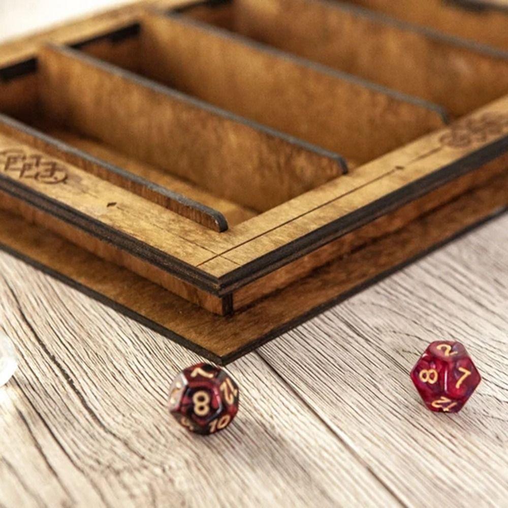 Kjøp Rectangle Desktop Decoration Dice Shelf Dice Display Frame RPG ...