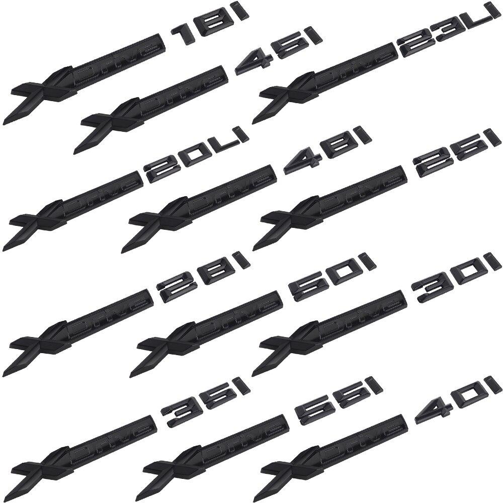 Buy Black XDrive Sticker For BMW E46 E90 E36 E39 E60 E61 E53 E52 E87 M1 ...