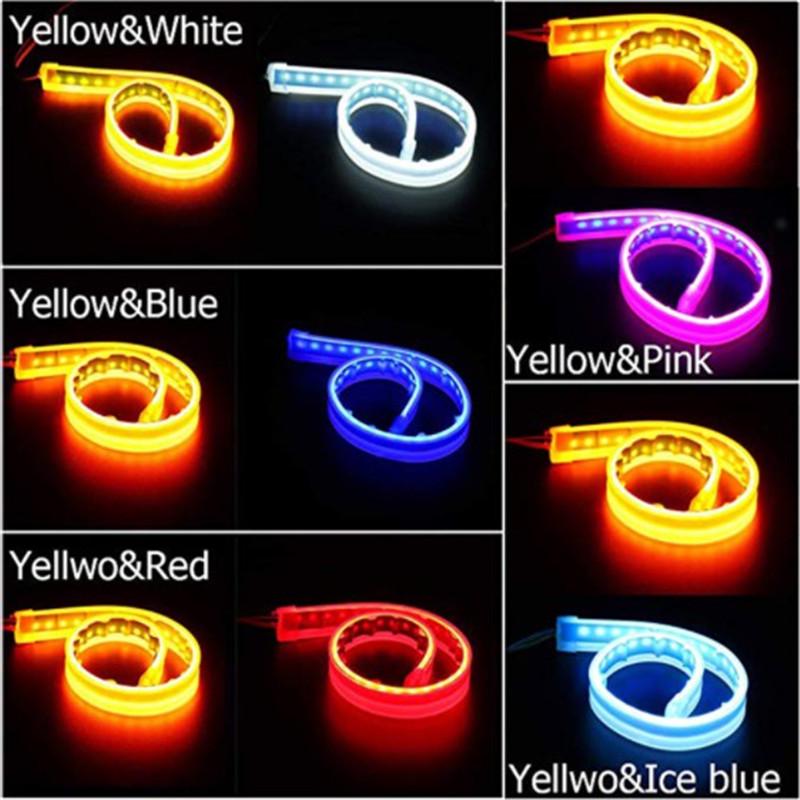 Buy 30cm/45cm/60cm Car Interior Lighting LED Strip Decoration Tube Line ...