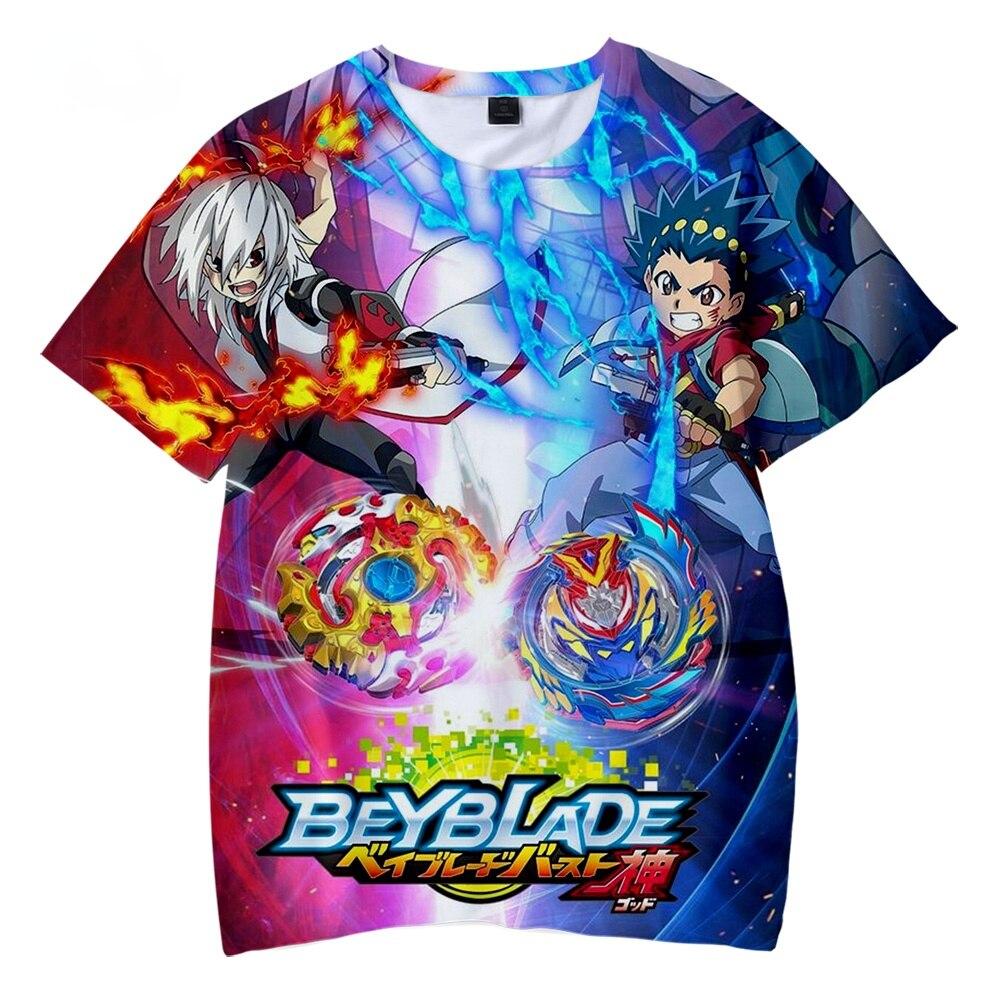 Buy New 3d Beyblade Burst Children Casual Boys Girls Short Sleeve T ...