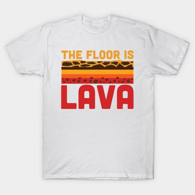 Buy T Shirt Women Floor Is Lava Harajuku Print Kawaii Tshirt Summer ...
