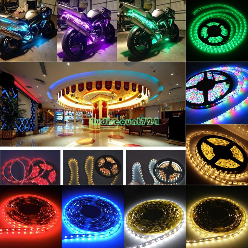 Buy Waterproof 1M 60LEDs 3528 SMD Flexible LED Strip Light Roll Super ...