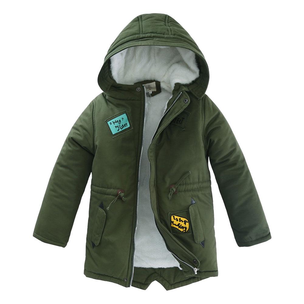 Buy Boys Padded Jacket Winter Children Parka Casual Kids Thicken ...