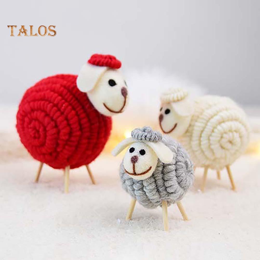 Buy TMC Sheep Model Felt Plush Toy Doll Christmas Kids Gift Room ...