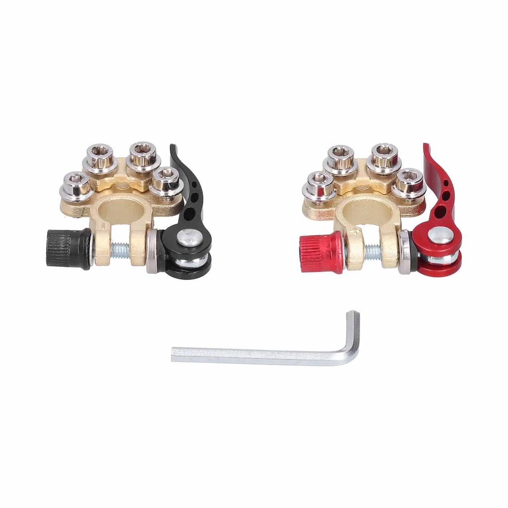 Buy Pair of Battery Terminal Clamp Toolless Quick Disconnect Shut-Off ...