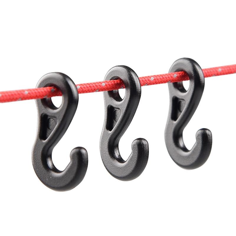 10pcs Camping Tent Pole Hook Caravan Awning Tent Inner Hanger Outdoor ...