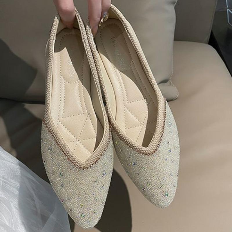 Cheap WTEMPO Women's Fashionable Flat Shoes Mesh Breathable Pointed Toe ...
