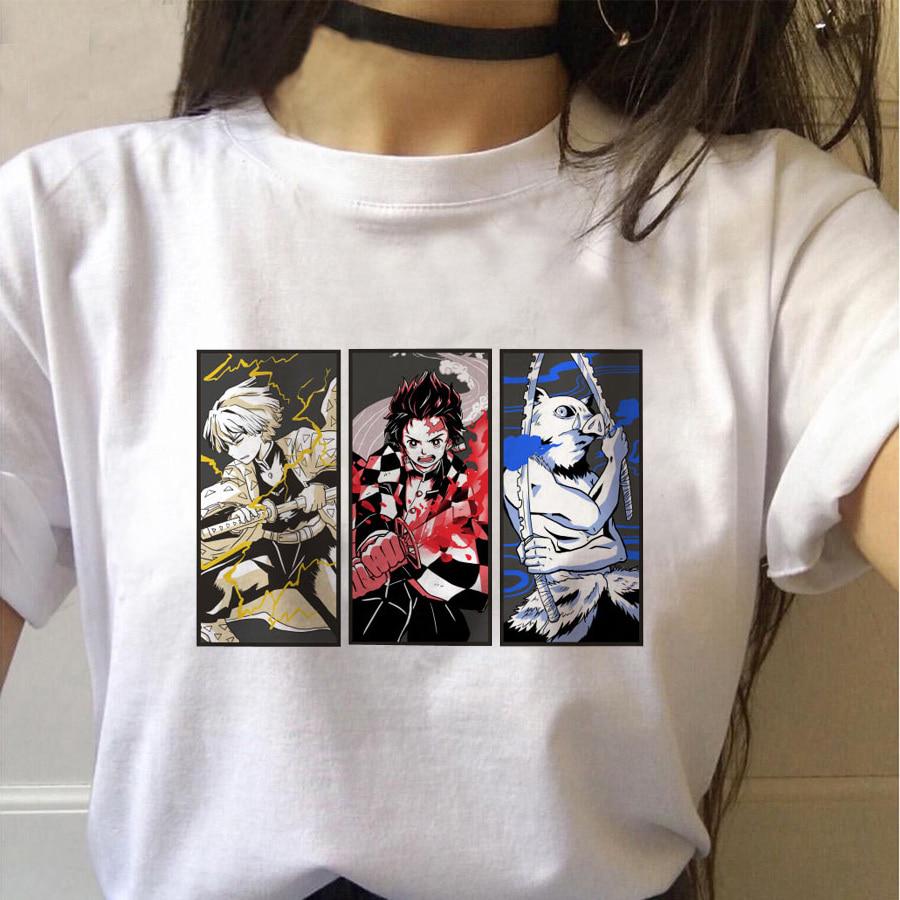 Buy FIXSYS Japanese Style T Shirt Women Cartoon Cute Tee Shirts Fashion ...