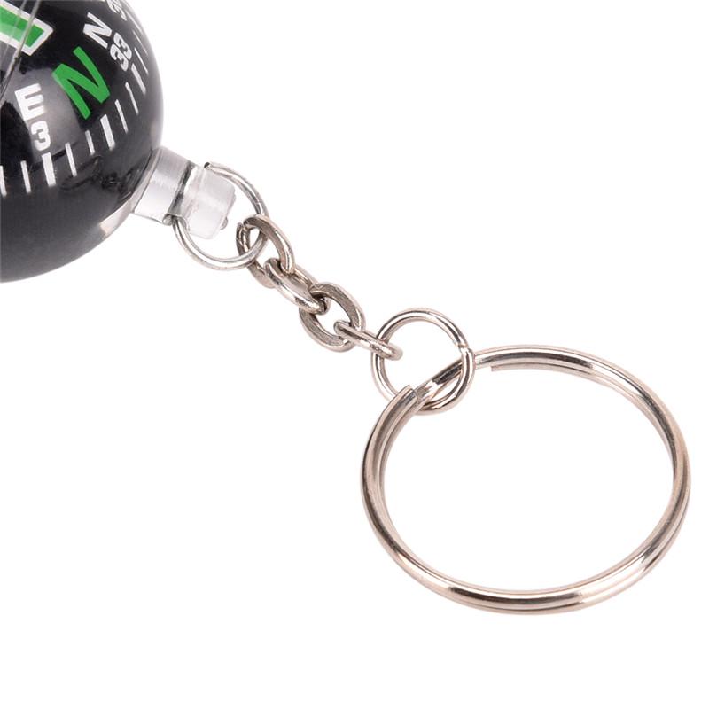 Buy 28Mm Ball Compass Keychain Navigator Hiking Camping Travel Outdoor ...