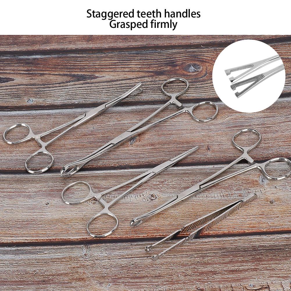 Buy 8pcs Professional Stainless Steel Body Piercing Instruments Kit ...