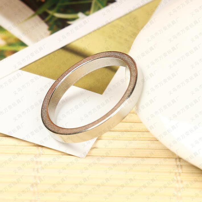 Buy Lzyste Silver Cambered Pk Ring Strong Magnetic Ring Pk Ring Magic ...