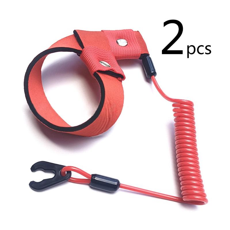 Cheap Universal Boat Engine Emergency Stop Tether Cord 2Pcs Stop Kill ...