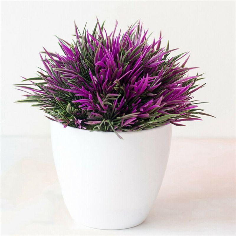 Buy Artificial Flowers Realistic In Pot Fake False Plants Potted Home ...