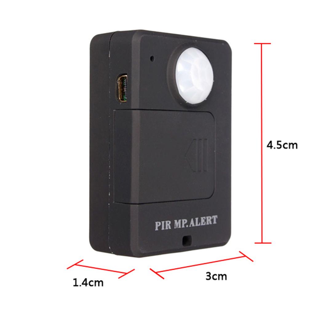 Buy Mini PIR Alert Sensor Wireless Infrared GSM Alarm Monitor Detector ...