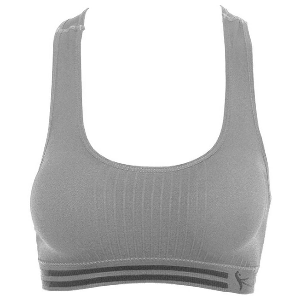 Buy Women Sport Workout Gym Yoga Seamless Stretch Padded Fitness Tank ...