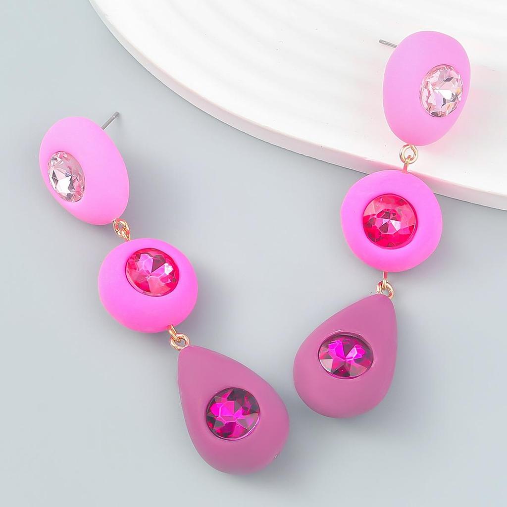 💰Koupit online: Women Luxury Stud Earrings Ornaments Alloy Diamond ...