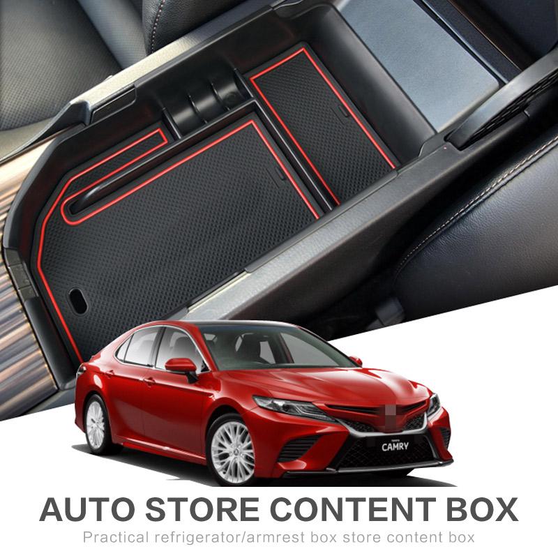 Central Armrest Storage Box for Toyota Camry 18 LHD Console Arm Rest ...