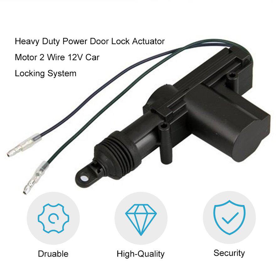 Buy PAU Heavy Duty Power Door Lock Actuator Motor 2 Wire 12V Car ...