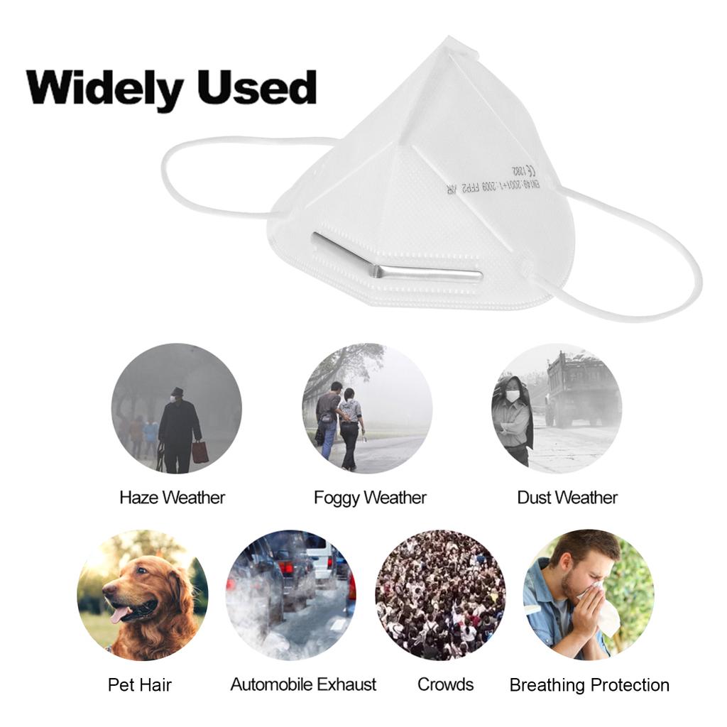 Buy 20pcs KN95 Face Mask with Elastic Earloop 4-Layer Filter Soft ...