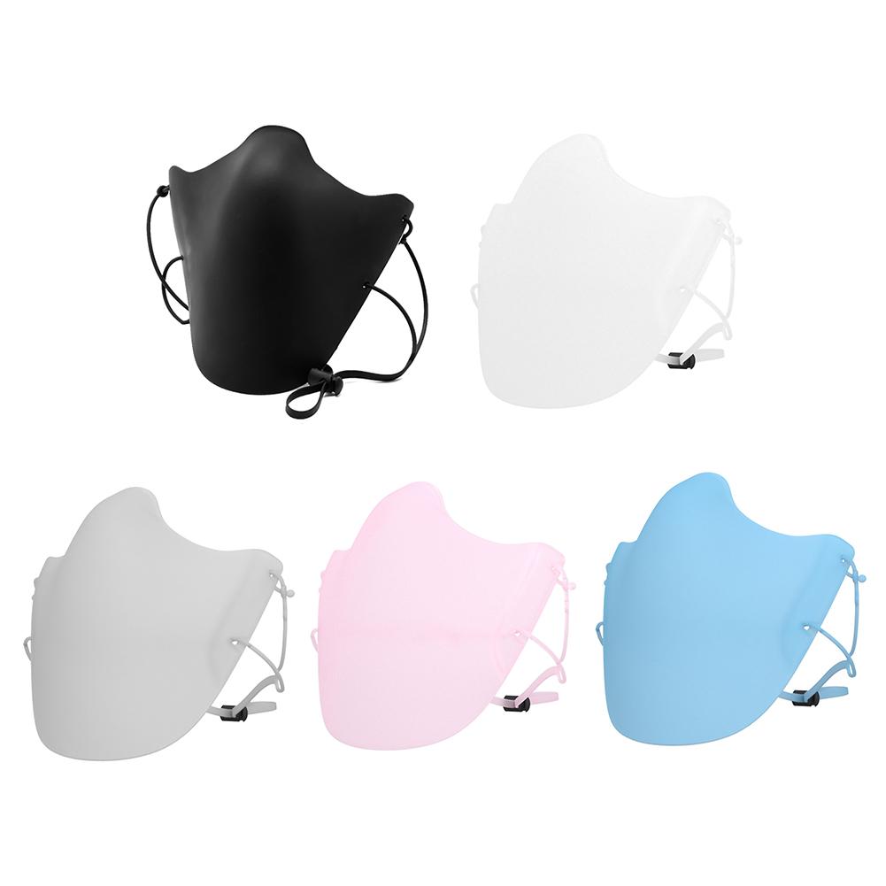 Buy Reusable Silicone Mask Adjustable Anti Dust Pollen Protective Face ...