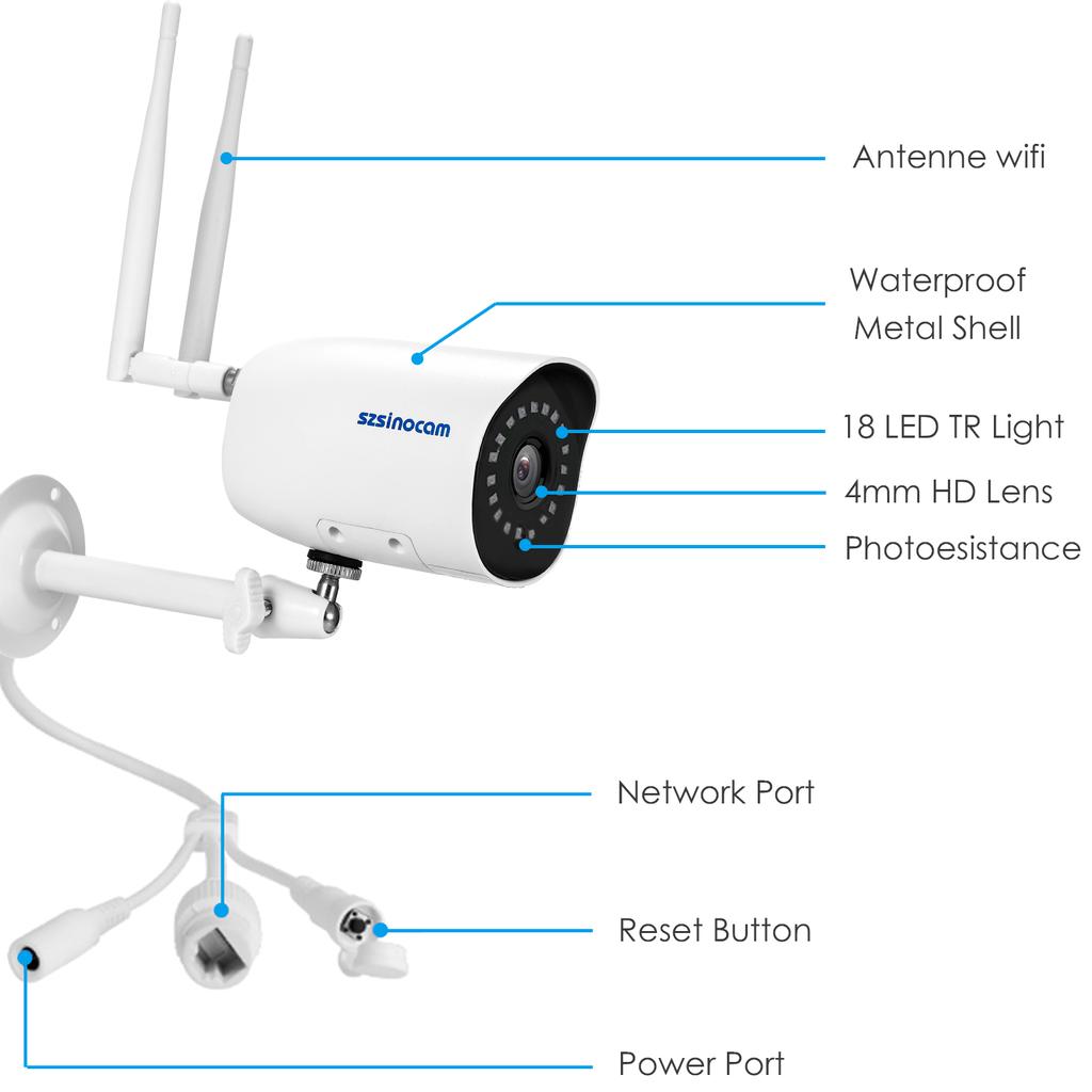Buy 4mp High Definition Wireless Security Camera Wifi Surveillance ...