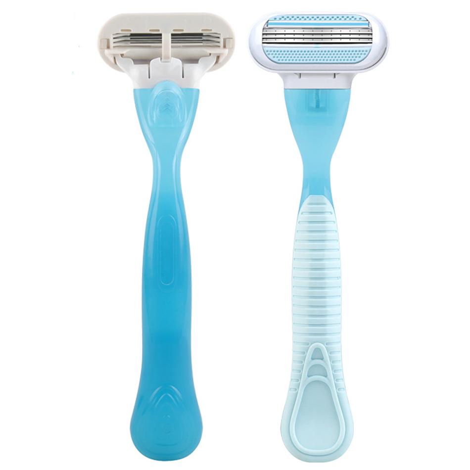 Buy 2/5/9Pcs/Set Safety Women Female 3-Blades Shaving Blades Care Body ...