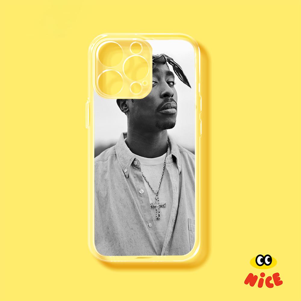 Buy 2Pac Tupac Shakur Rapper Hiphop Transparent Phone Case Cover For ...