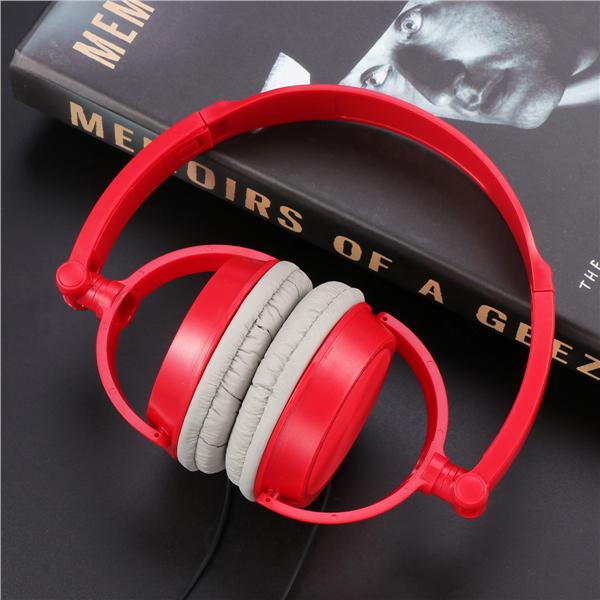 Headphones with Microphone Lightweight Foldable Headsets with Volume ...