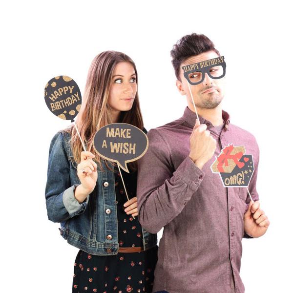 Buy 21pcs Party Props Prom Funny Decoration Party Supplies Glasses for ...