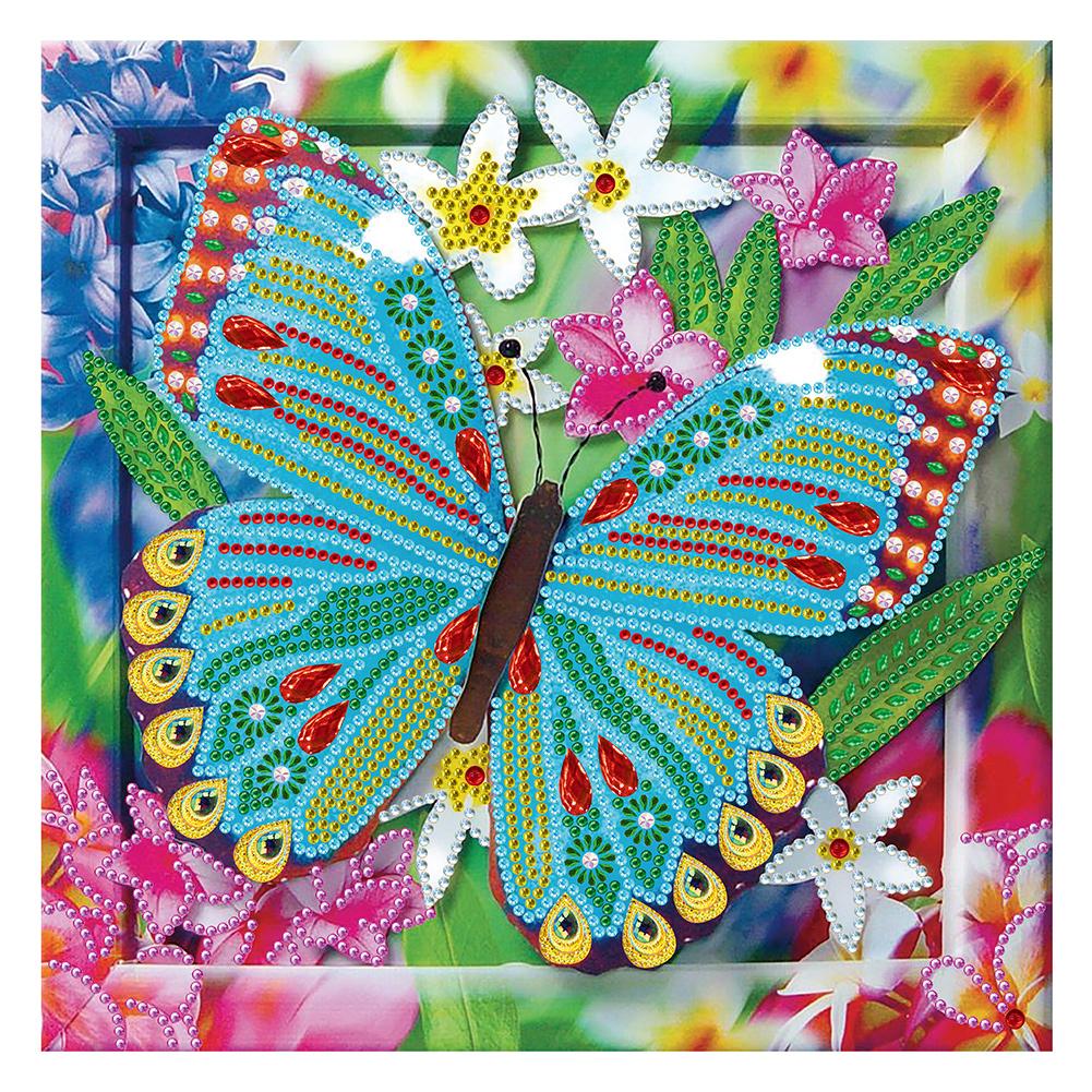 Buy 5D DIY Diamond Painting Kit Butterfly Diamond Rhinestone Art Craft ...
