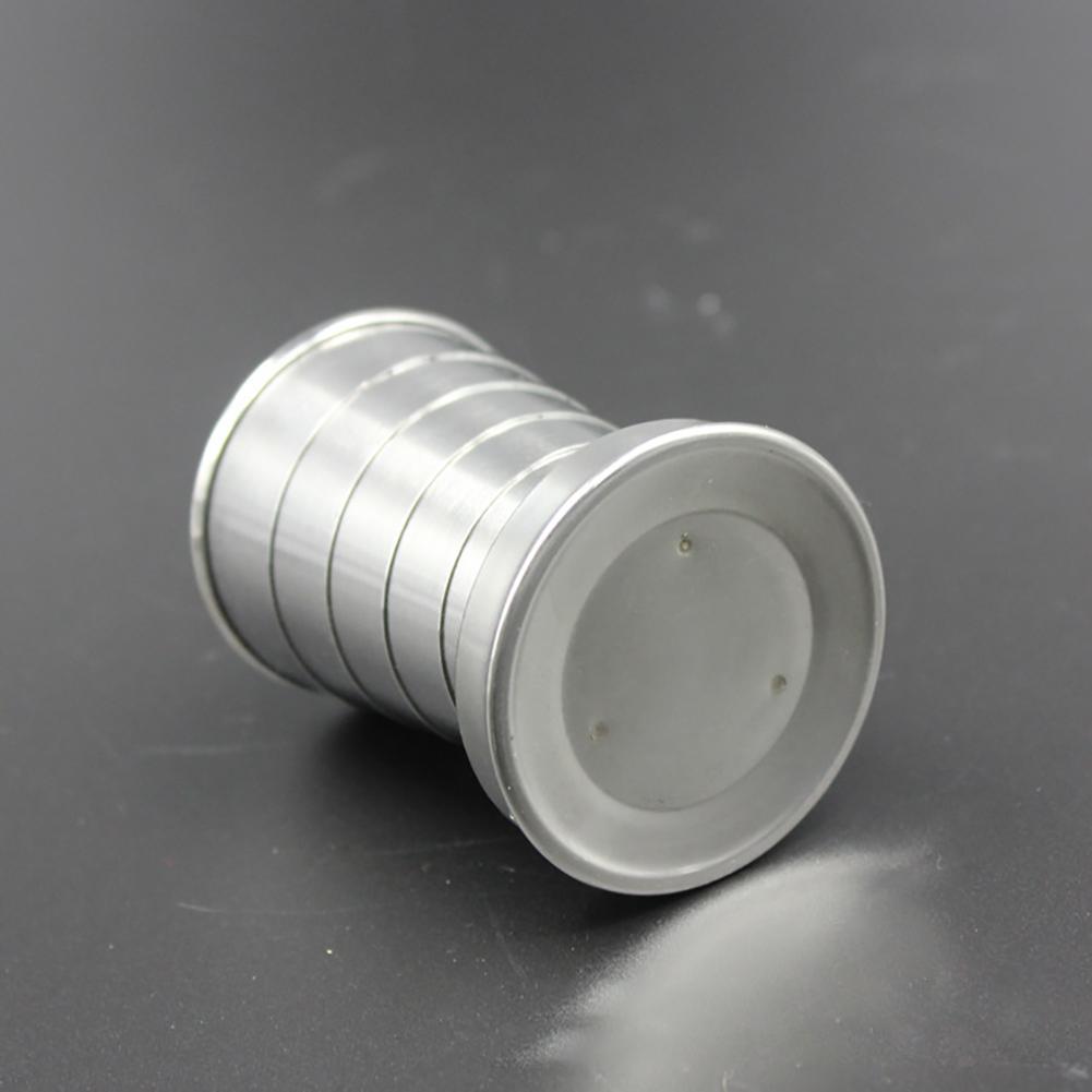 All Steel Folding Cup Portable For Outdoor Travel Retractable ...