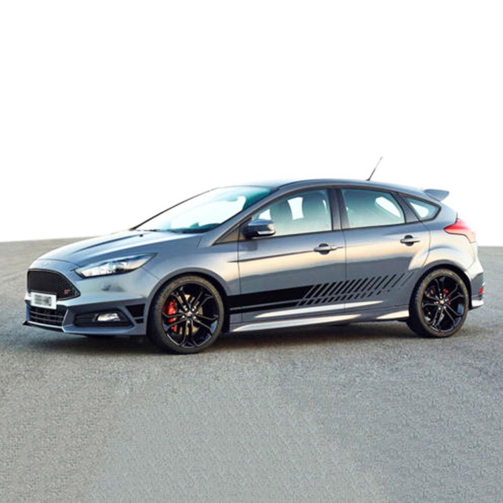 Buy 2pcs PVC Universal Car Body Side Door Decals Truck Auto Sports ...