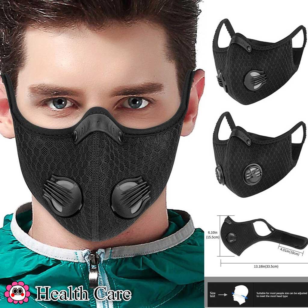 Buy MC-Activated Carbon PM2.5 Outdoor Mouth Mask Unisex Face Mask ...
