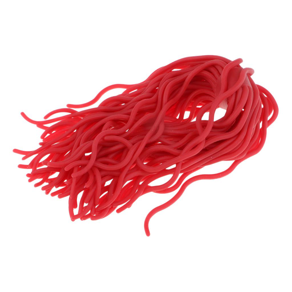 Cheap Fly Tyling Worm Body Squirmy Wormy Material Tying Bunch Red | Joom