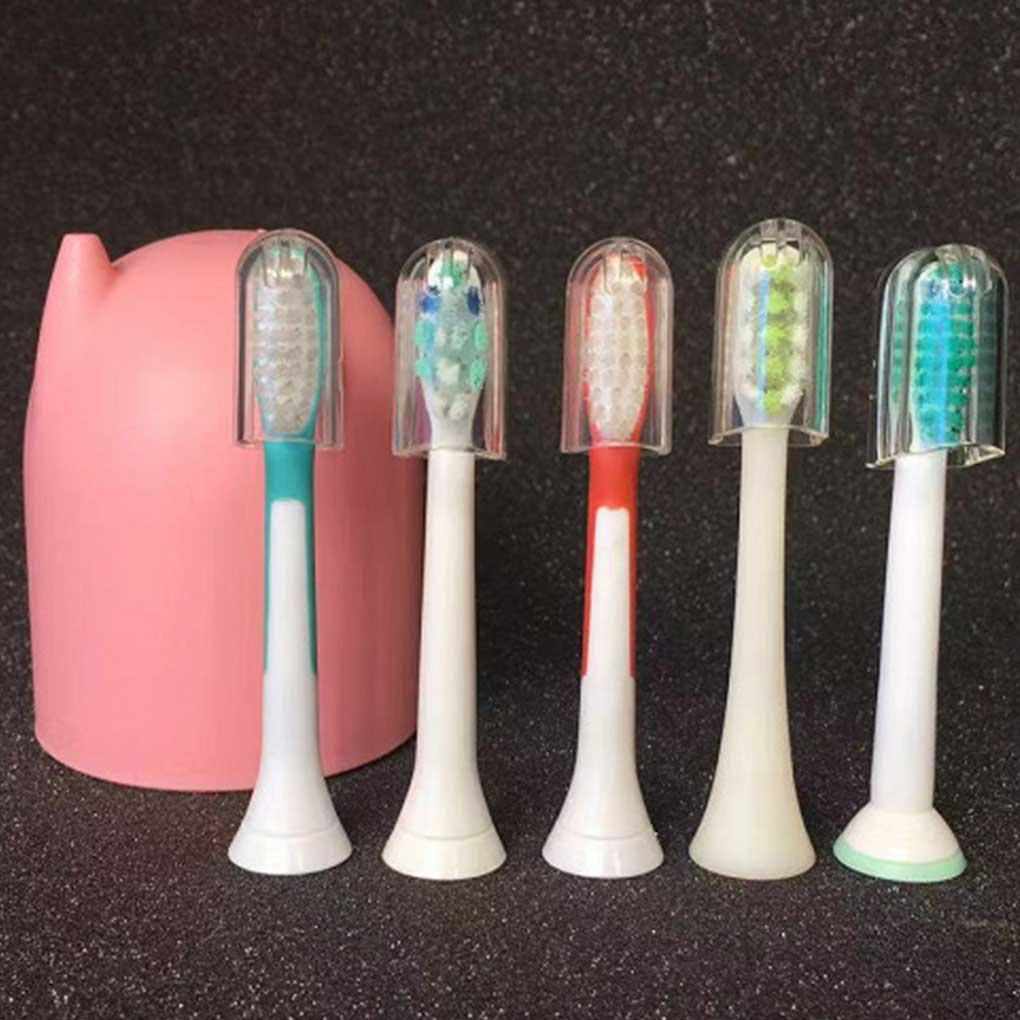 Buy 2pcs Transparent Electric Toothbrush Head Protective Cap Case ...
