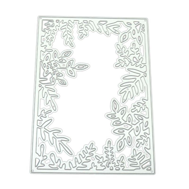 Leaf Border DIY Metal Cutting Dies Stencil Scrapbooking Die Cuts ...
