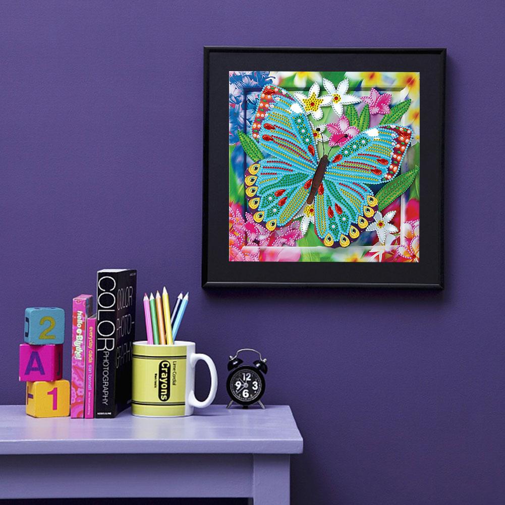 Buy 5D DIY Diamond Painting Kit Butterfly Diamond Rhinestone Art Craft ...