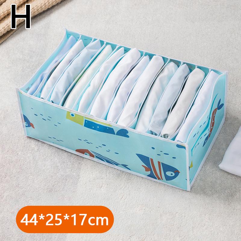 1PC Save Space Storage Box Tie Bra Socks Container Division Non-woven ...