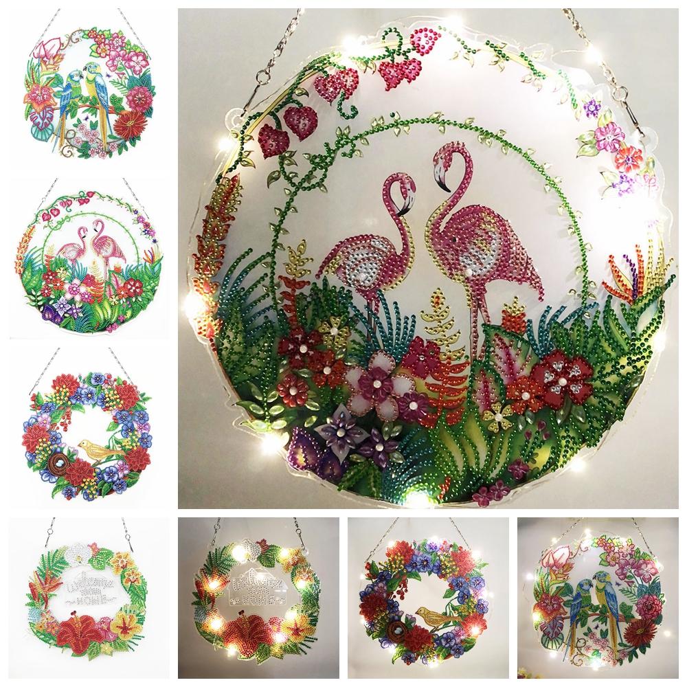 Cheap Diy Diamond Painting Christmas Crystal Wreath Kits Mosaic Art ...