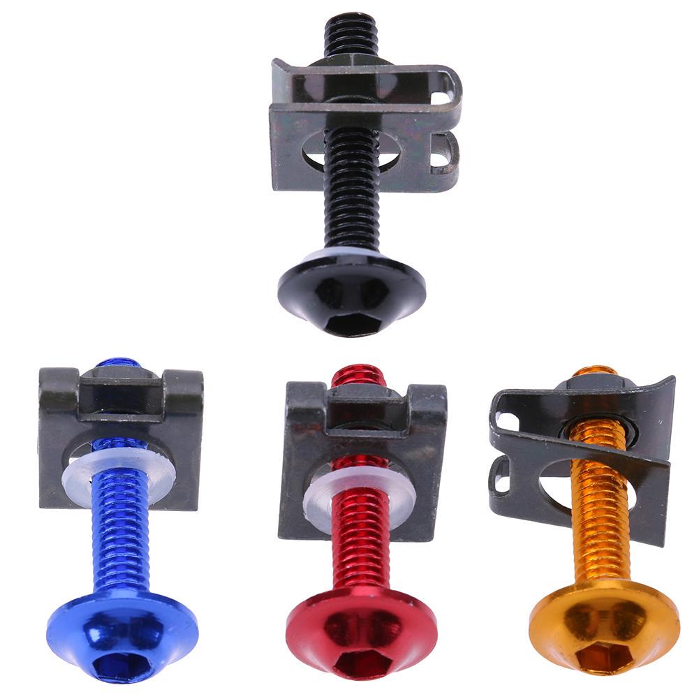 10pcs 6mm Motorcycle Fairing Bolt Spire Speed Clip Screw Spring Nuts ...