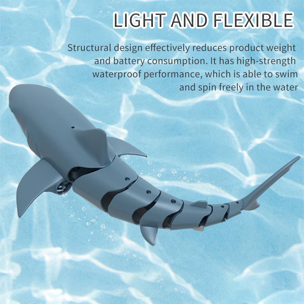 Buy Mini RC Shark Remote Control Toy Swim Toy Underwater RC Boat ...