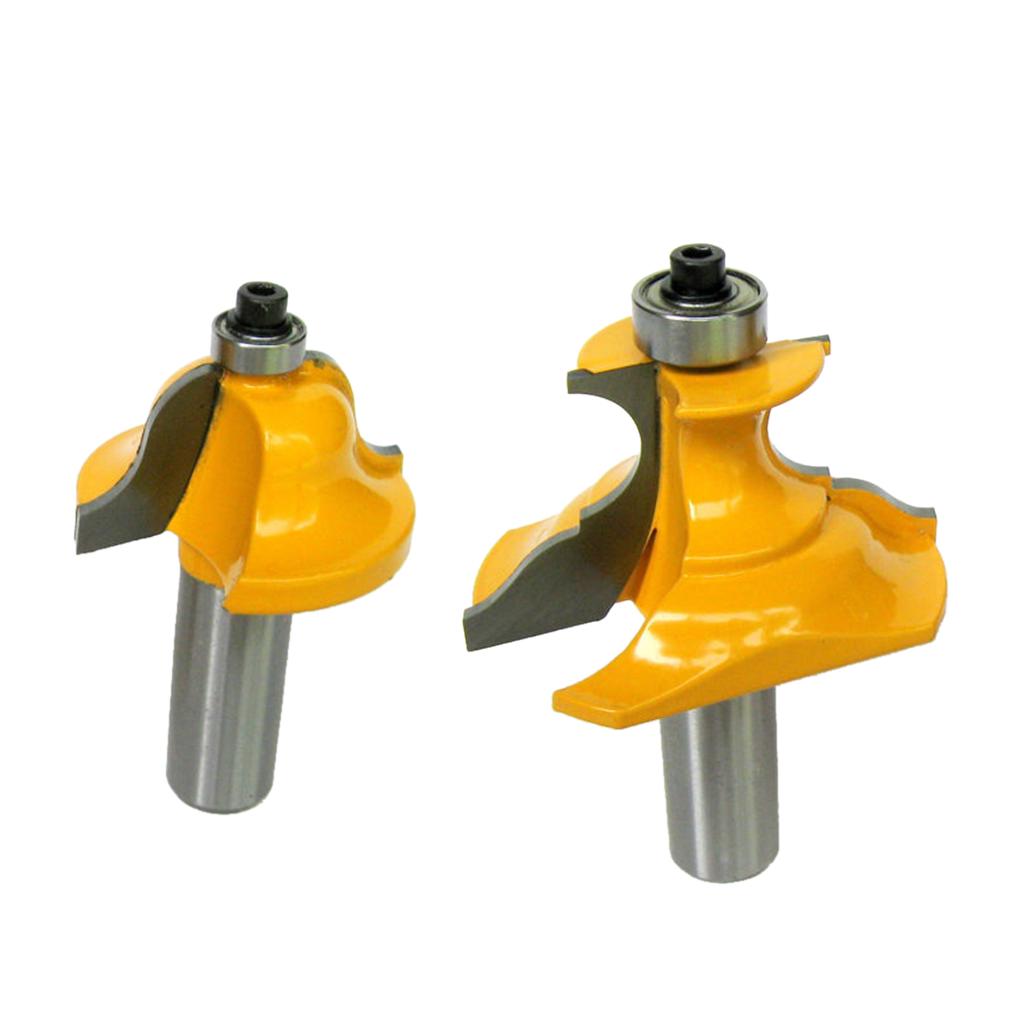 Buy 2Pieces 1/2" Shank Wainscoting Roman Ogee & Pedestal Router Bit at ...