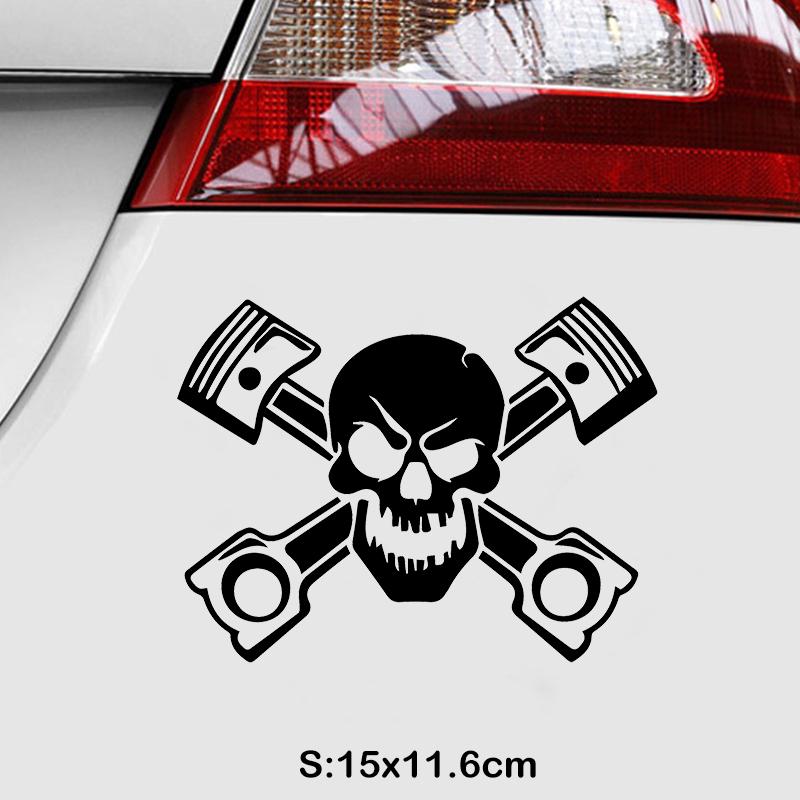 💰Kjøp Perets sticker death skull on car funny vinyl stickers for auto ...