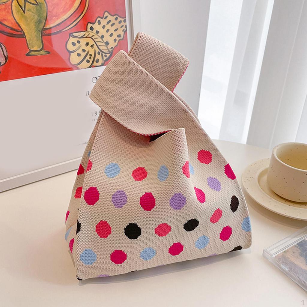 Купить Вязаная сумка на плечо и запястье, подмышки, повседневная тканая ...