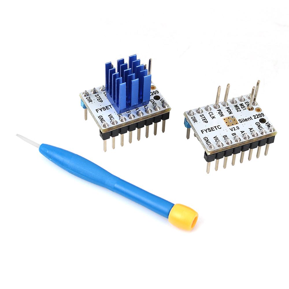 Buy 2pcs Stepping Motor Driver TMC2209 V2.1 Stepsticks 256 Microsteps ...